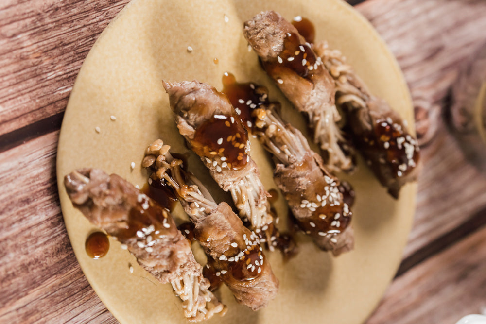 ENOKI BEEF ROLLS – Passion Cooks