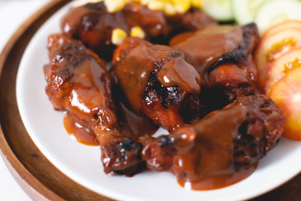 BARBECUED CHICKEN, JAVA-PEANUT DRIZZLE – Passion Cooks
