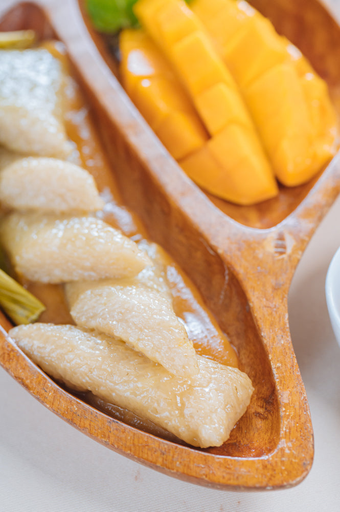 SUMAN WITH MANGOES AND CARAMEL – Passion Cooks